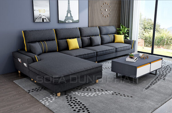 Sofa Vải Cao Cấp Cho Phòng Khách Đẹp Nhẹ Nhàng DP-V11